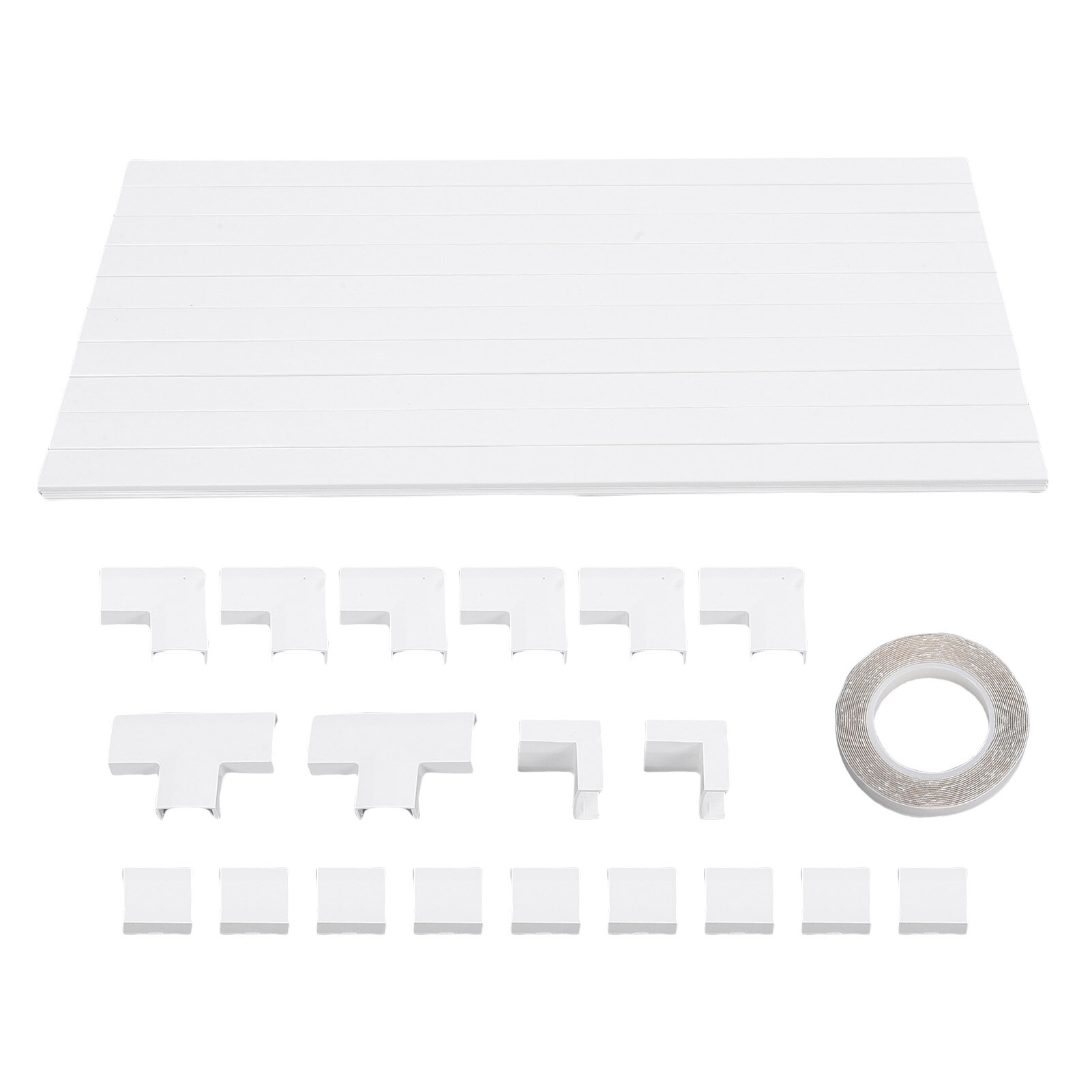 Кабель-канал для проводов, 20x10мм, окрашиваемый, для 2-3 Ethernet