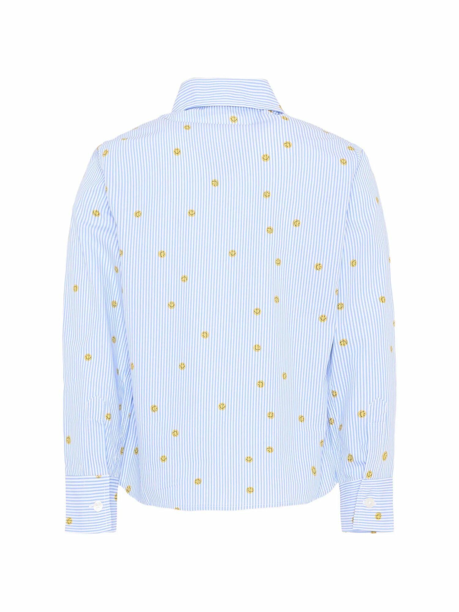 Рубашка Joshua Sanders Striped smiley shirt, размер 8 лет, синий — фото 1