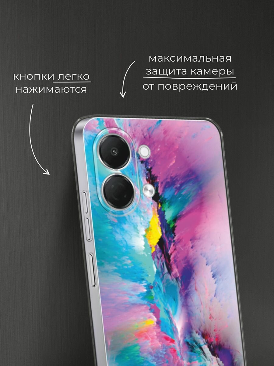 Чехол на Tecno Spark Go 3 / Текно Спарк Го 3 с принтом Абстракция 29 — фото 1