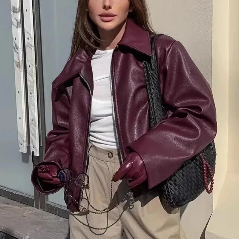 Куртка кожаная