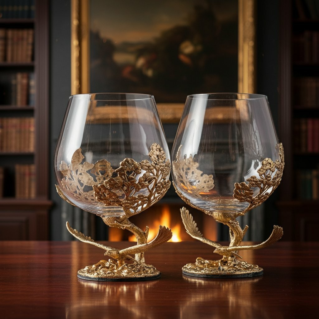 Набор бокалов для коньяка Горный орел (в коробке)