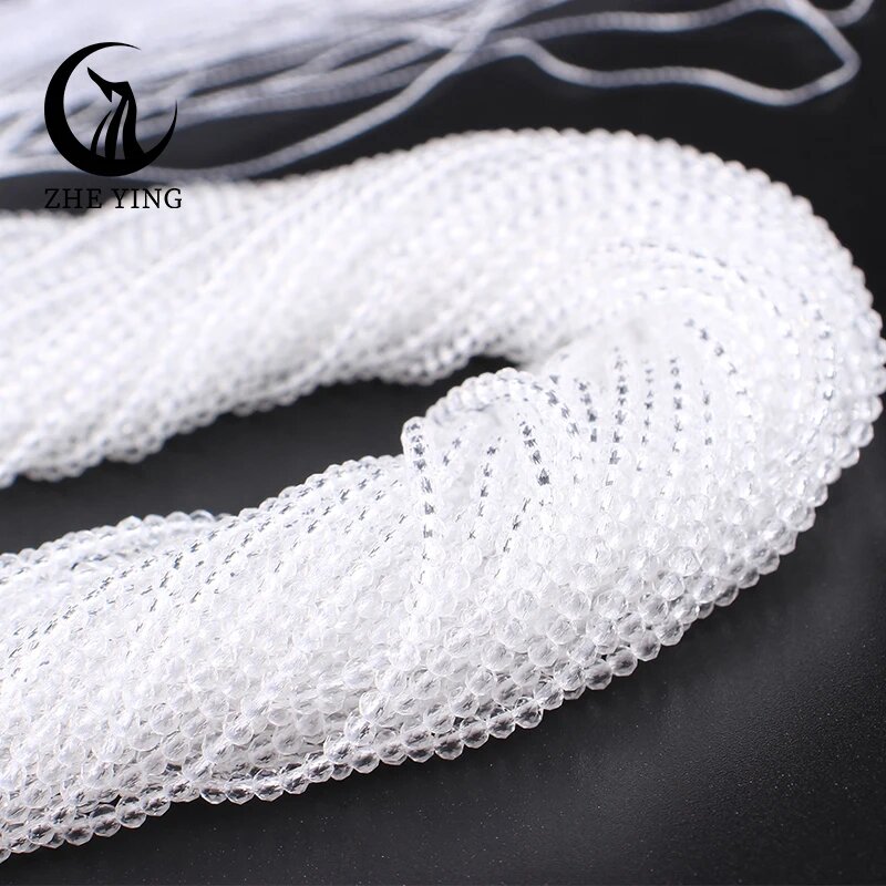 Стеклянные бусины 2мм 3мм 5 нитей для браслетов Белый, 3mm(about 600pcs), 11. White
