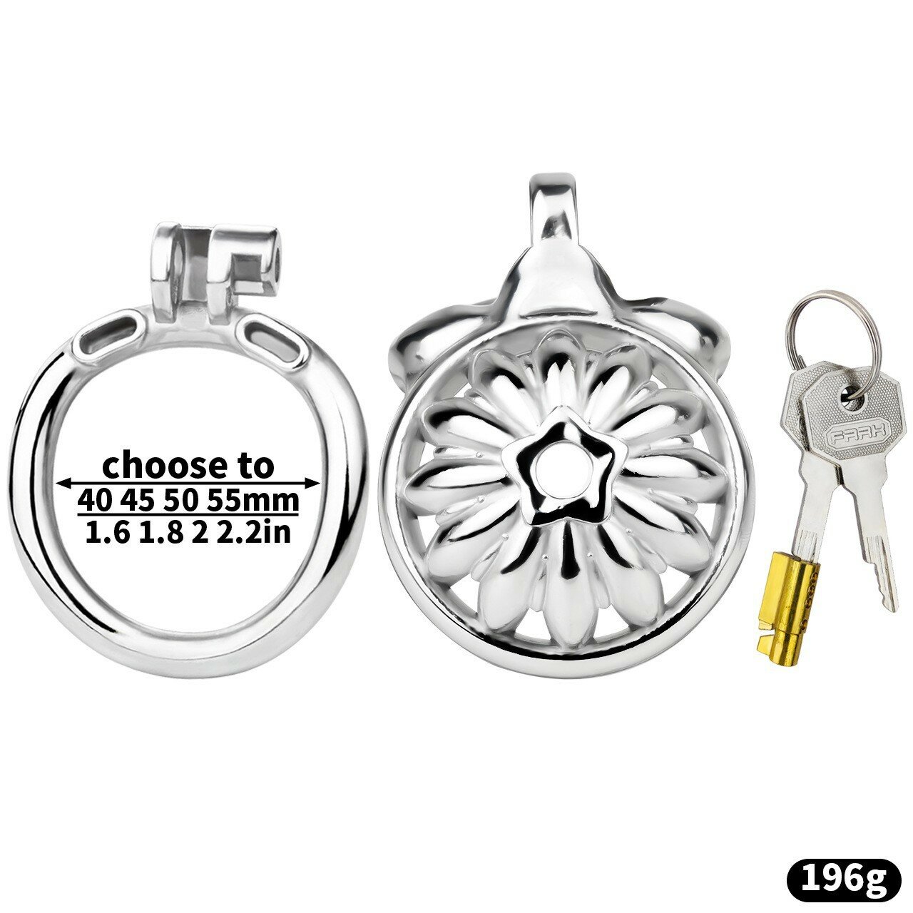 FRRK3244 Подсолнух металлический замок целомудрия замок целомудренный замок cb замок для взрослых секс игрушка