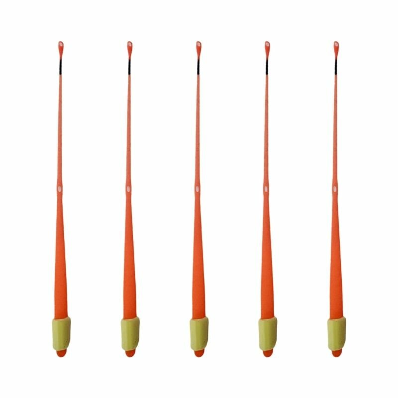Хлыстики для зимней удочки, оранжевые, 5 шт упак