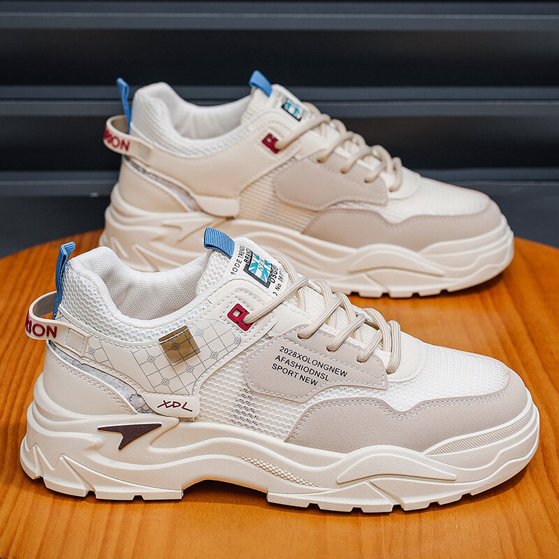 LUO Обувь мужская Осенняя для молодежи Канвас стиль гонконгский/Khaki