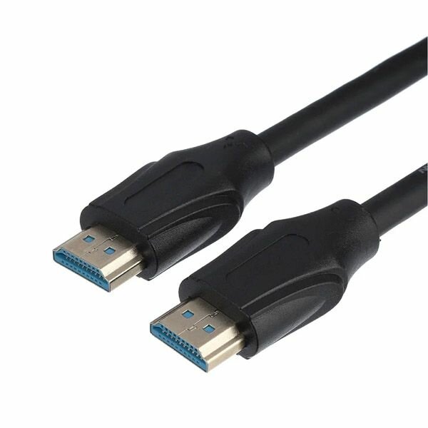 Кабель штекер HDMI- штекер HDMI GoPower V1.4 черный 5м