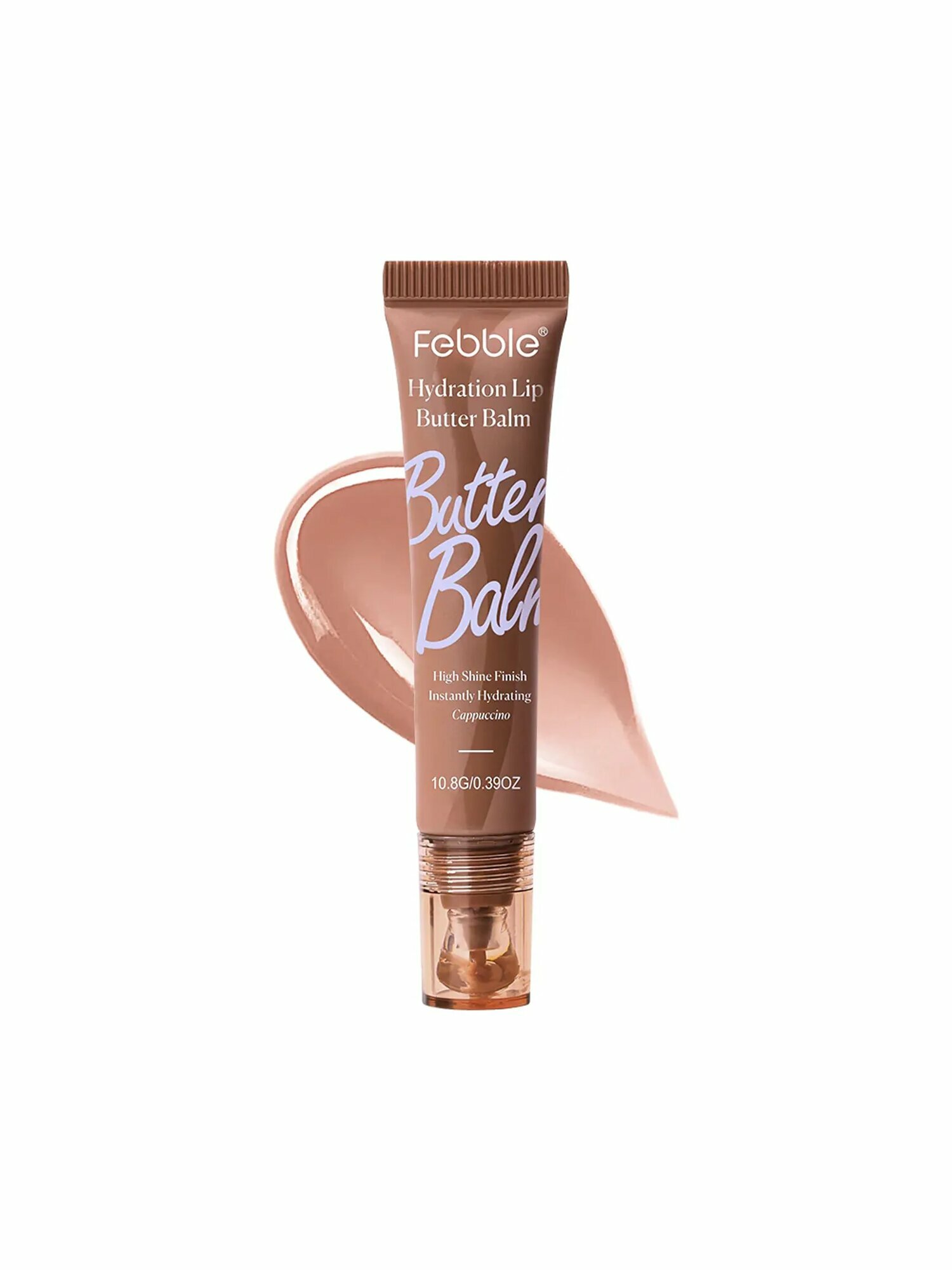 Бальзам для губ Febble "Hydration Lip Butter", гелевый, питание, увлажнение, цвет капучино — фото 1