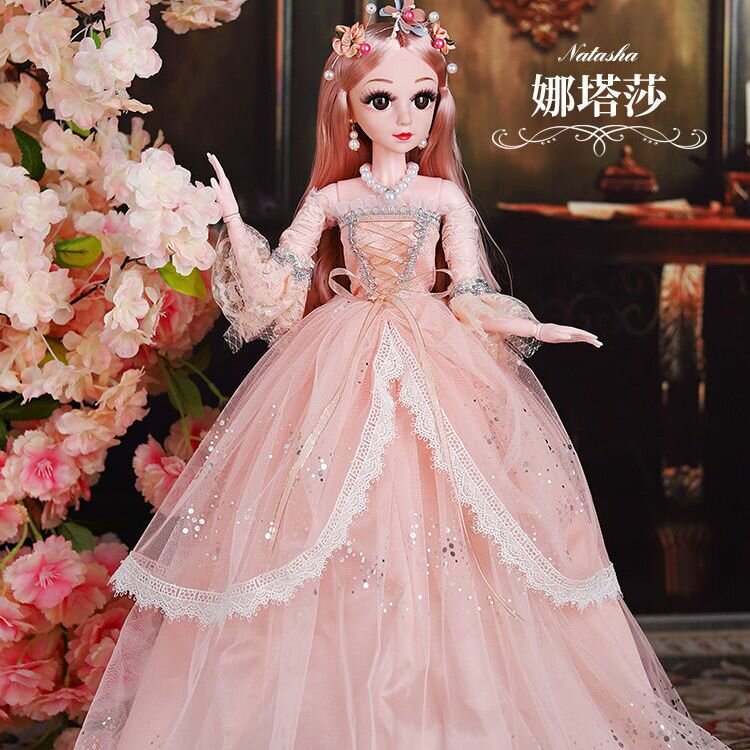 60cm Набор для переодевания куклы Умная девочка Эльза Принцесса Игрушка на День Детей Подарок Одежда