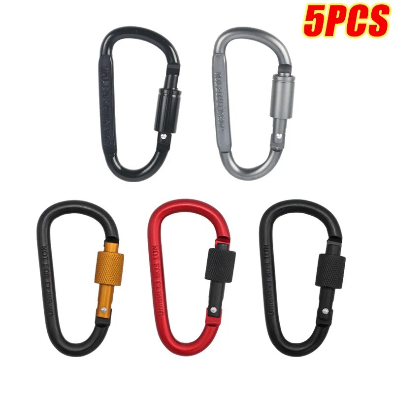 Тактические карабины-клипсы из алюминия (5/10 шт) mix 5PCS