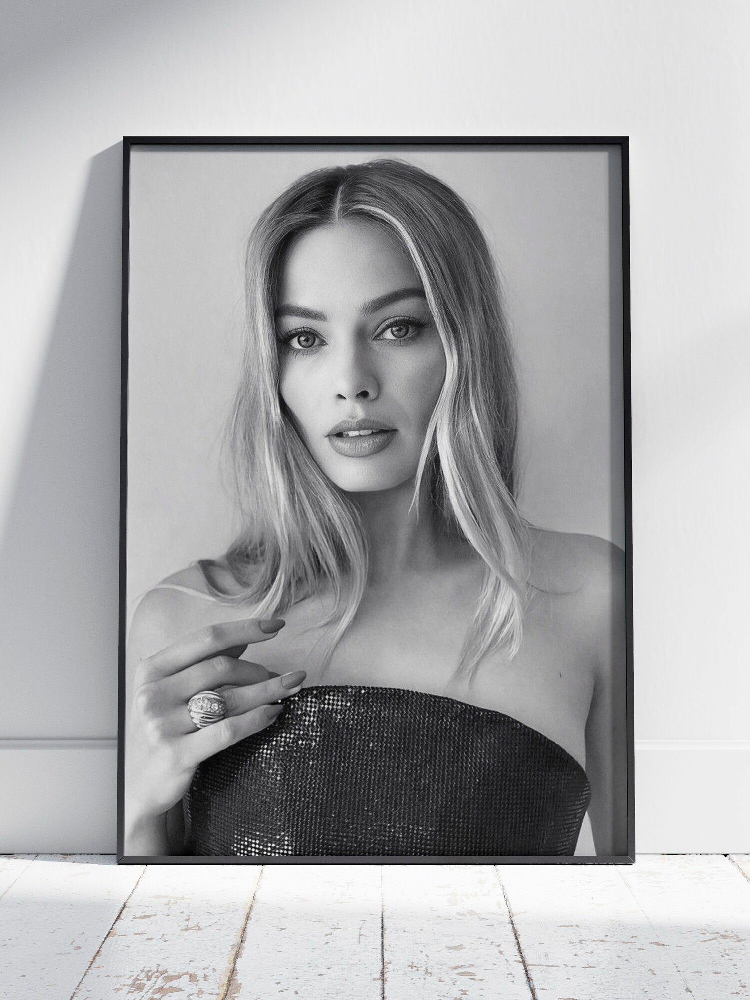 Плакат на стену для интерьера Марго Робби (Margot Robbie 36) - Постер по актеру фильма, кино, сериала формата A4 (21x30 см)