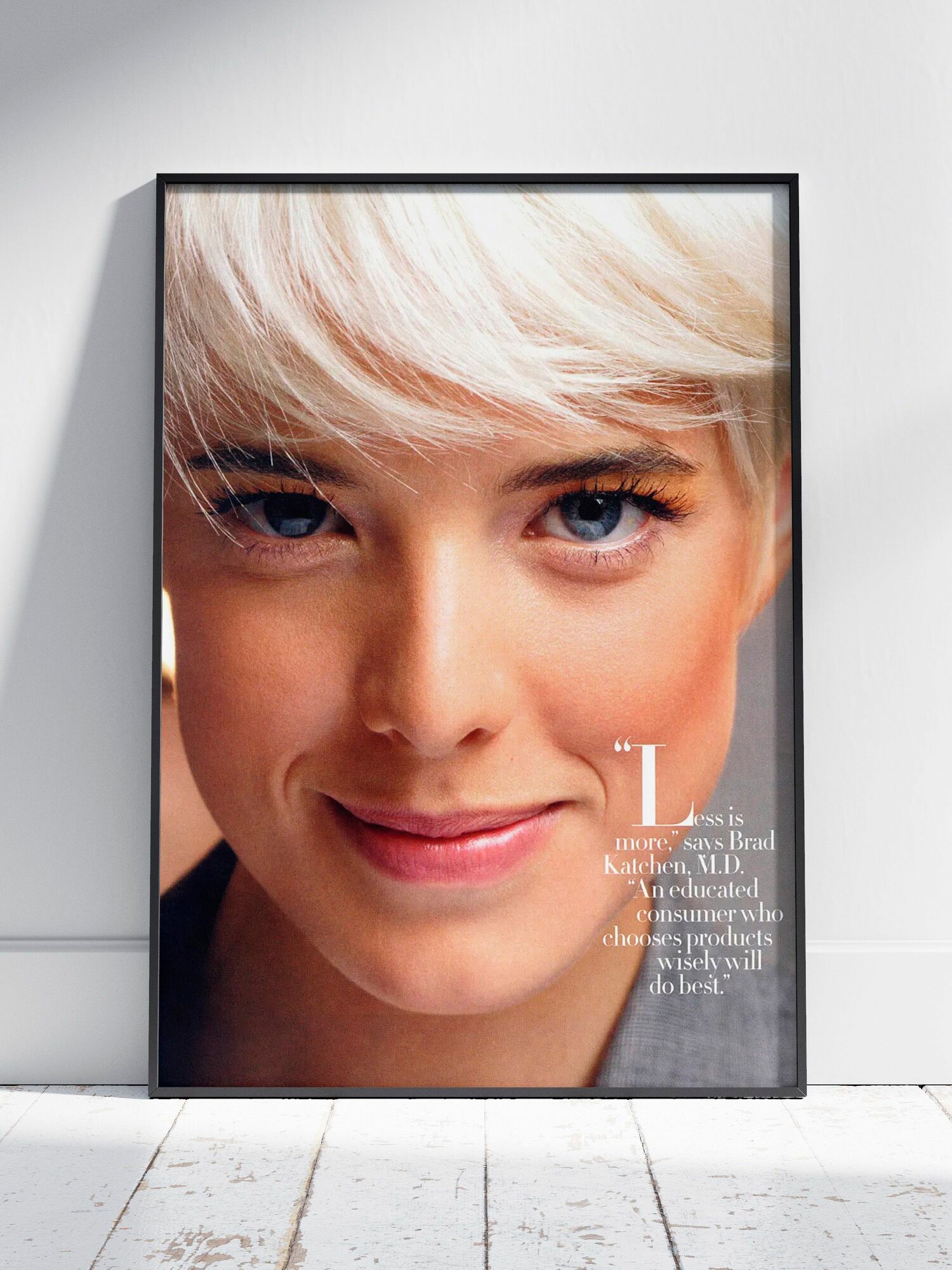 Плакат на стену для интерьера Агнесс Дейн (Agyness Deyn 6) - Постер по модели, бренду и моде формата A4 (21x30 см)