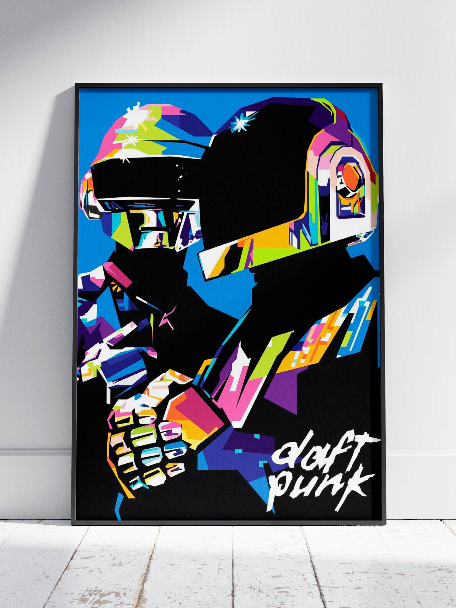 Плакат на стену для интерьера Дафт Панк (Daft Punk 8) - Постер по музыке и артисту формата A4 (21x30 см)