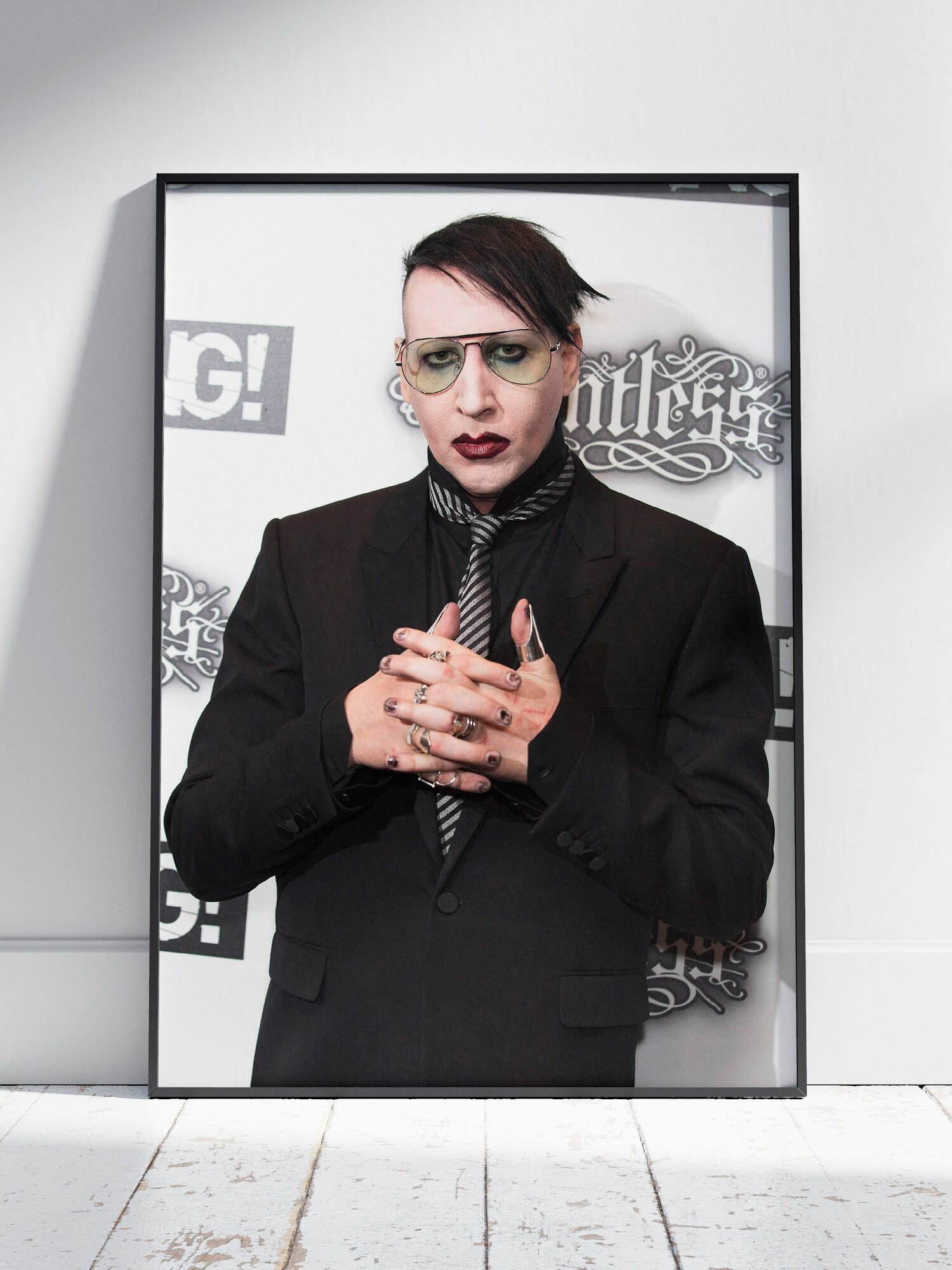 Плакат на стену для интерьера Мэрилин Мэнсон (Marilyn Manson 16) - Постер по музыке и артисту формата A4 (21x30 см)