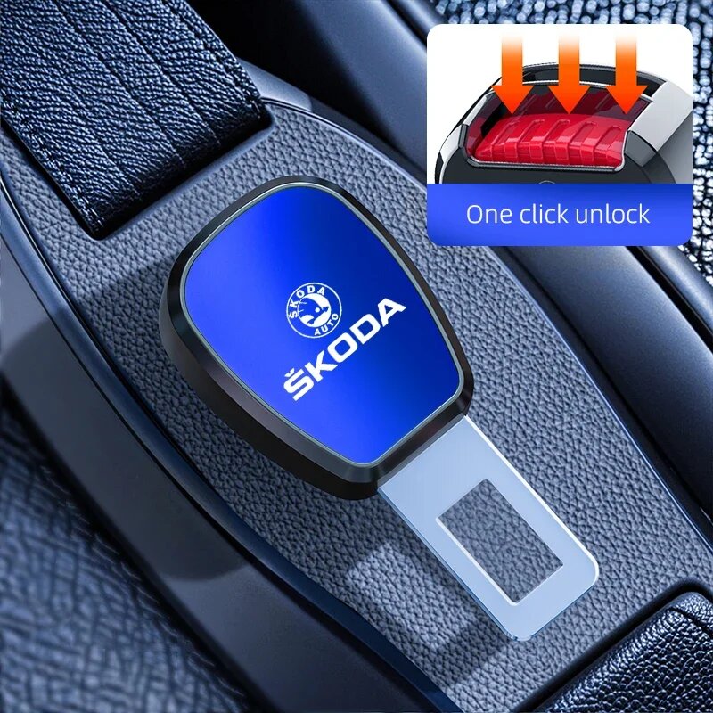 Автомобильный зажим для ремня безопасности, удлинитель замка ремня безопасности, пряжка, F-Blue