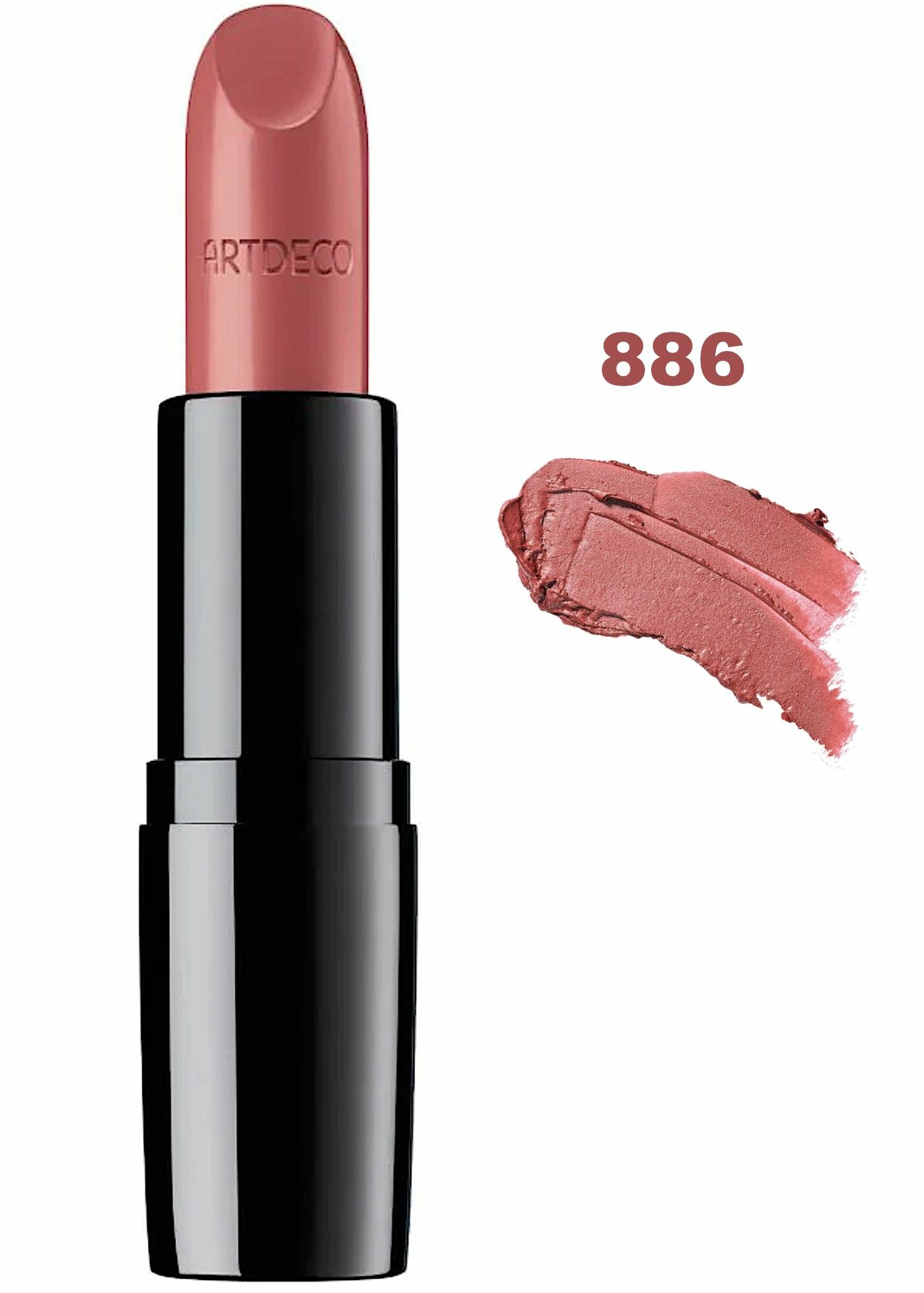 ARTDECO Помада для губ тон 886 Розовый перламутр Perfect Color Lipstick увлажняющая 4 г