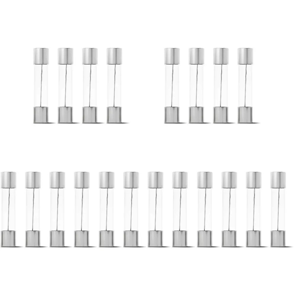Стеклянные плавкие предохранители 20а 250в для микроволновой печи, набор 500 штук