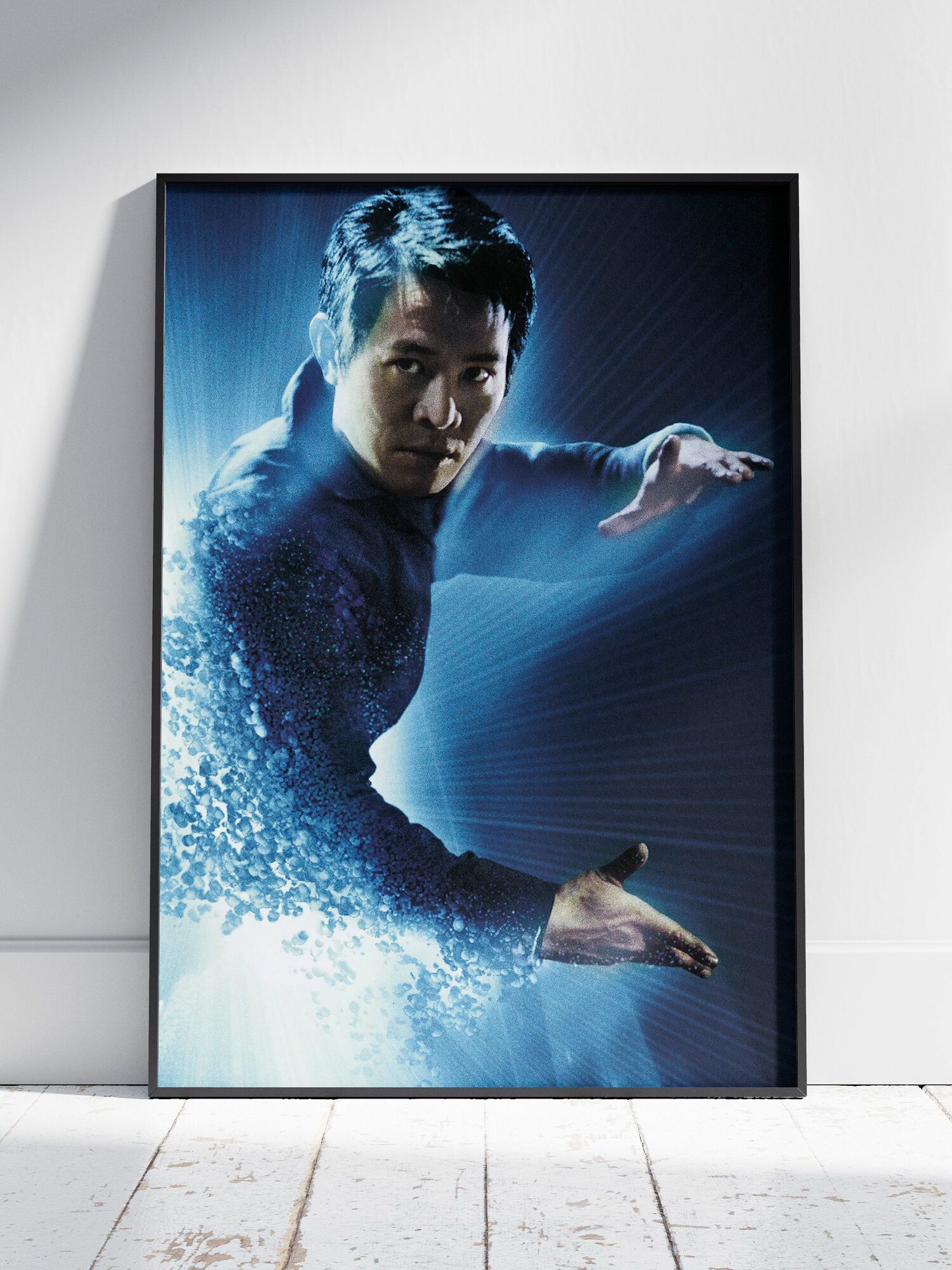 Плакат на стену для интерьера Ушу Кунг фу - Wushu Kung Fu (Джет Ли - Jet Li 4) - Постер по спорту и физической активности формата A4 (21x30 см)