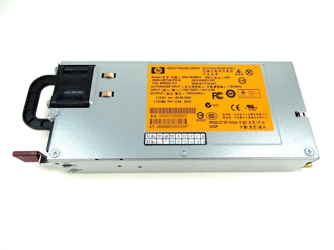Резервный Блок Питания HP DPS-750RB 750W