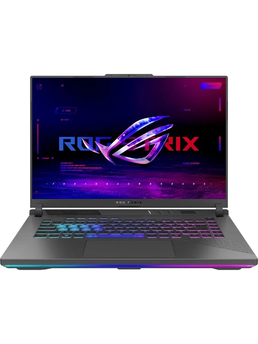 Игровой ноутбук Asus ROG Strix G16 16"WUXGA; IPS;165Hz/Ryzen 9 8940HX/32GB/SSD 2TB/RTX5070Ti 12GB/noOS/серый