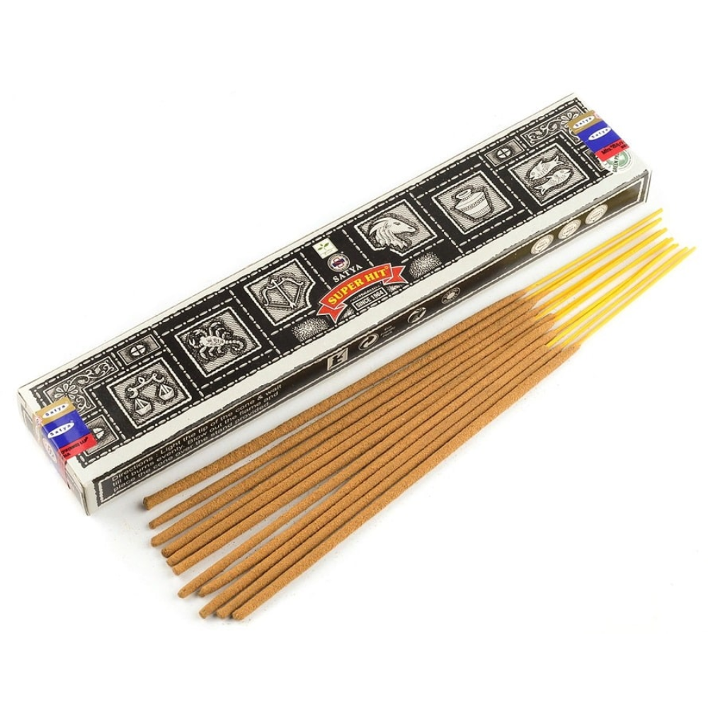Super Hit Incense, Satya (BNG) / Благовония Супер Хит, Сатья, (Бангалор), 15 г.