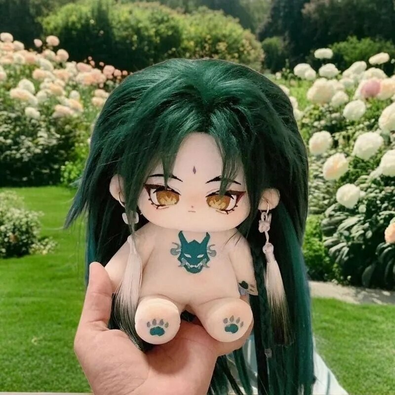 Аниме Мягкие Игрушки Геншин Импакт Сяо / Genshin Impact Xiao Плюшевая Кукла Игрушка 20CM