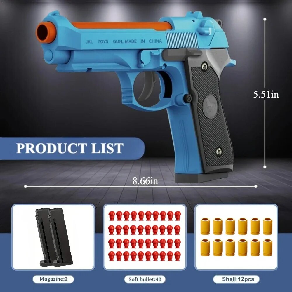 Игрушечный пистолет P320 для детей M92 Set B