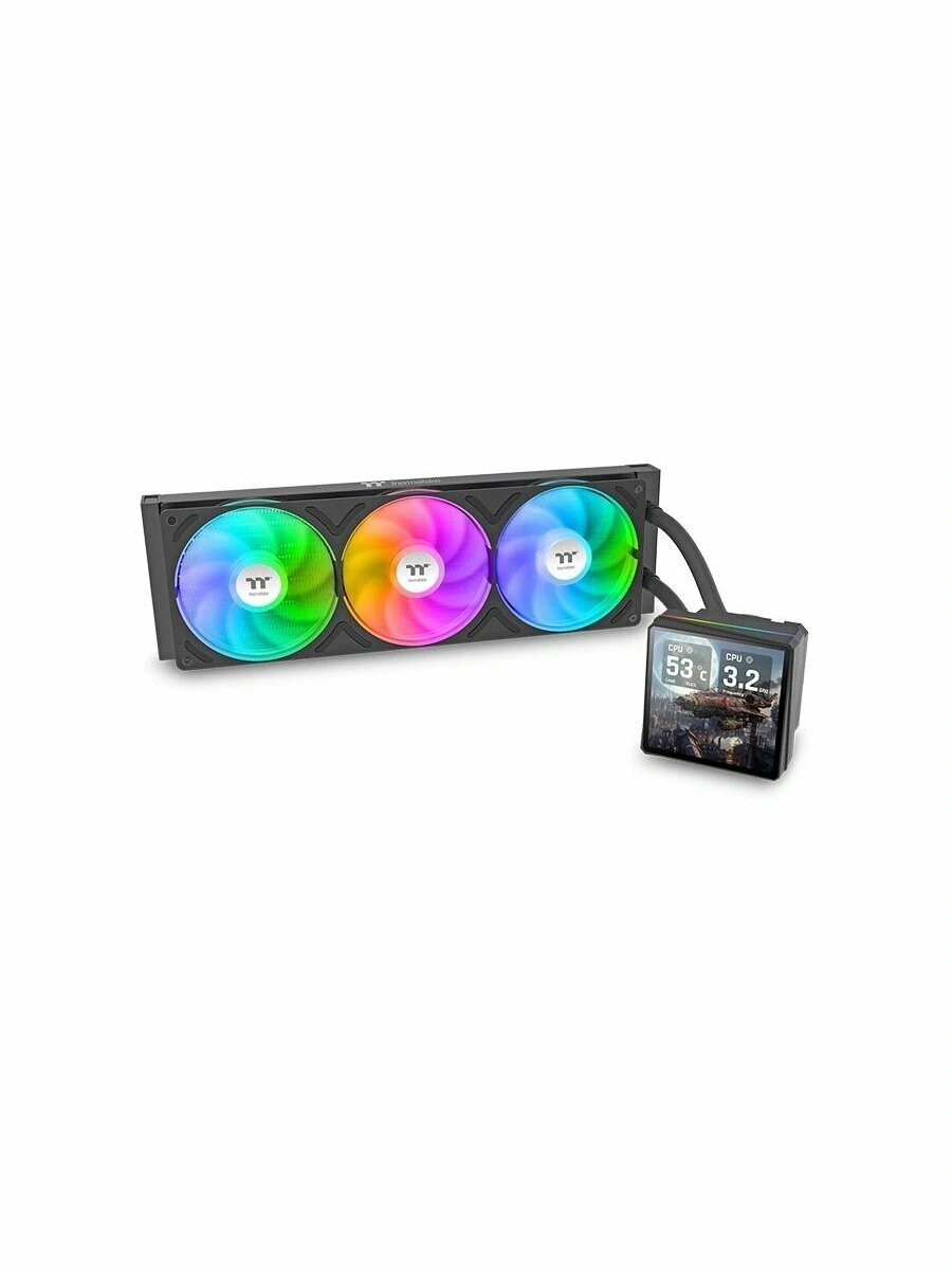 Система водяного охлаждения Thermaltake TH360 V3 Ultra ARGB Soc-AM5/AM4/1200/1700/1851 черный 4-pin
