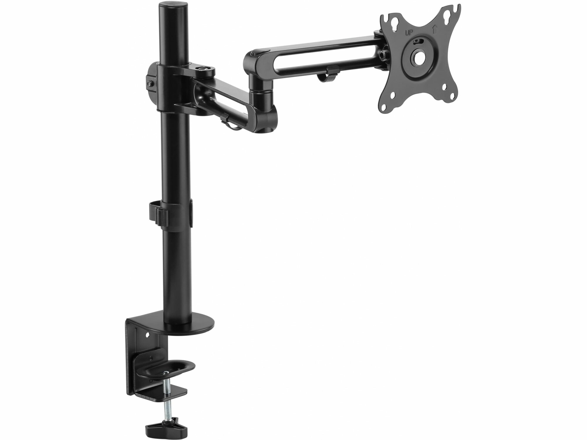 Кронштейн для мониторов Ultramounts UM736 черный 17"-32" макс.8кг крепление к столешнице поворот и наклон