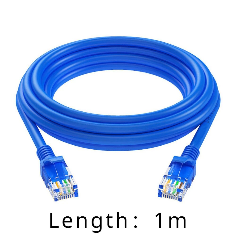 Ethernet-кабель RJ45, 1 м, синий