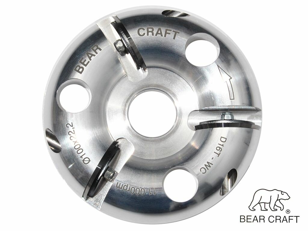 Фреза BearCraft Plane 100мм, для углошлифовальных машинок