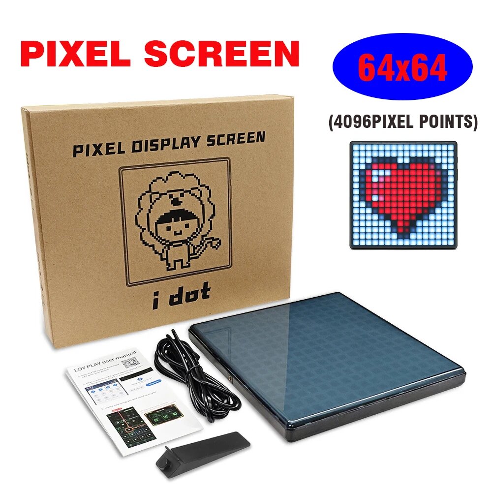 MAIMEIMI 64x64 Pixel Smart LED Display 64x64 Pixel