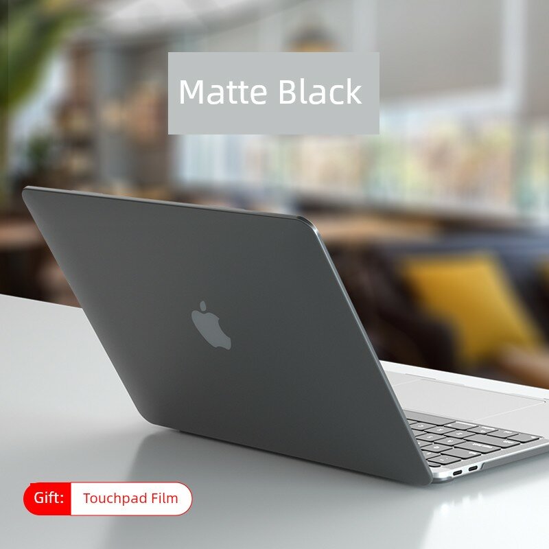 Чехол-защита для MacBook Pro 16 дюймов силиконовый ультратонкий водонепроницаемый для модели A2141 черный