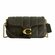 Сумка Coach, фактура матовая, оливковый