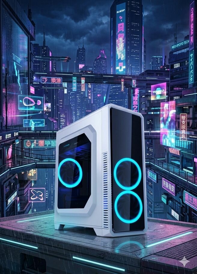 Системный блок G561white Intel Core I7-10700(аналог) 3,3ГГц 14 AMD Radeon RX 580 (8 Гб) Windows 11 Pro 16 Гб/512/0