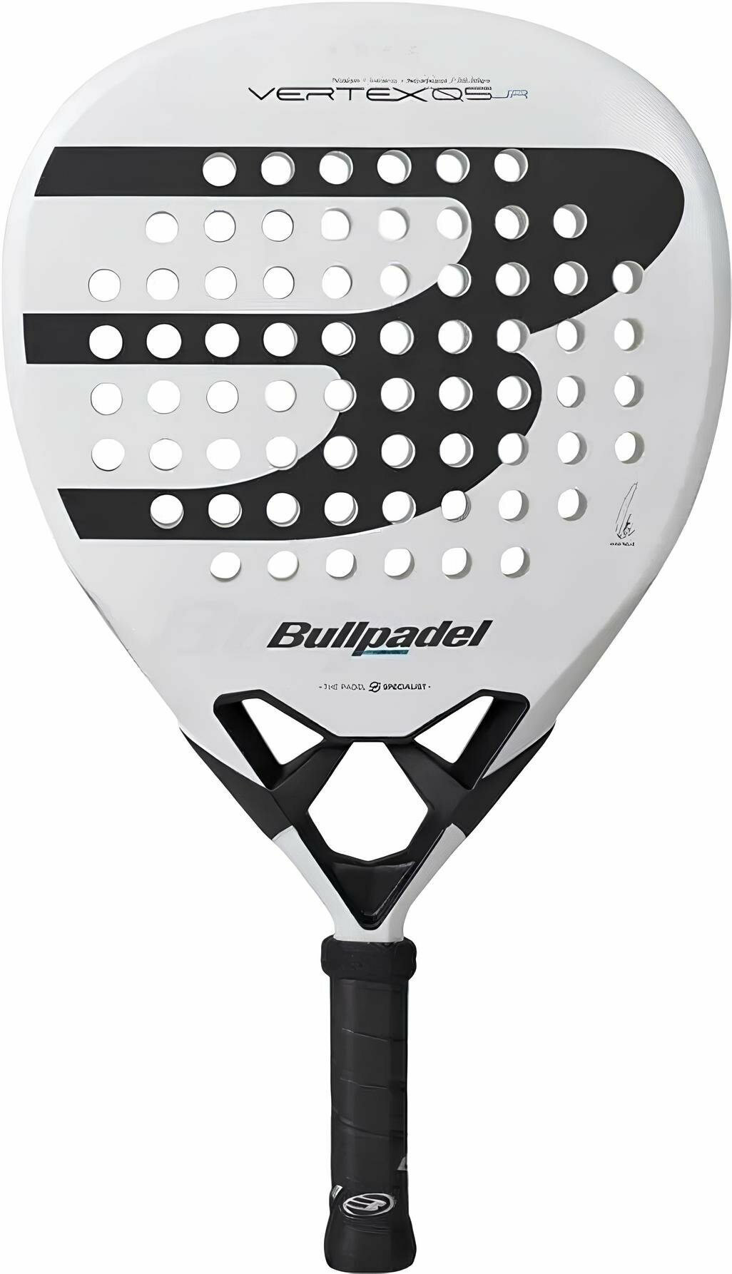 Ракетка для падел тенниса Bullpadel Vertex JR для мальчиков 2026 Белый