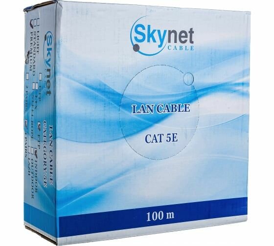 Одножильный медный кабель SkyNet premium ftp indoor csp-ftp-4-cu/100
