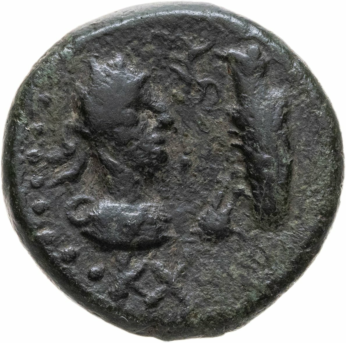 Боспорское царство, Рескупорид VI, 314/5-342/3 годы, Статер , Бронза, в сохранности VF-XF