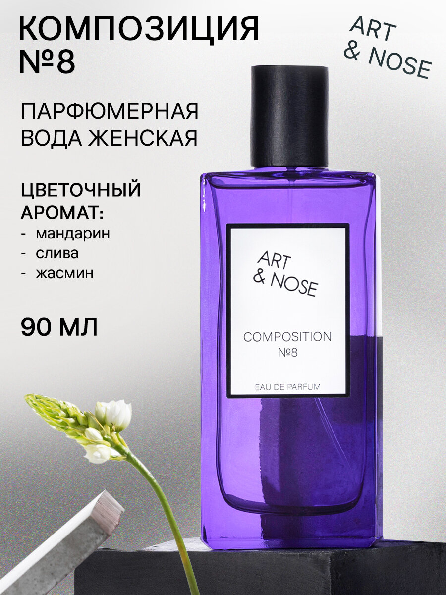 ART&NOSE Парфюмерная вода для женщин Композиция №8, 90 мл
