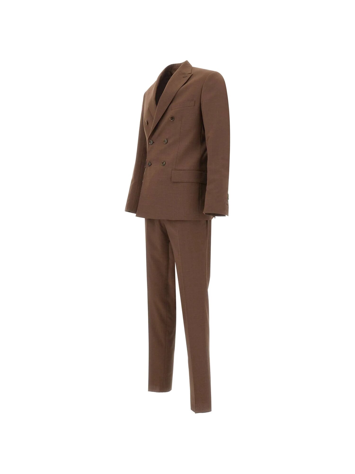 Комбинезон Ungaro Double-breasted peak-lapel suit, размер 50, brown — фото 1