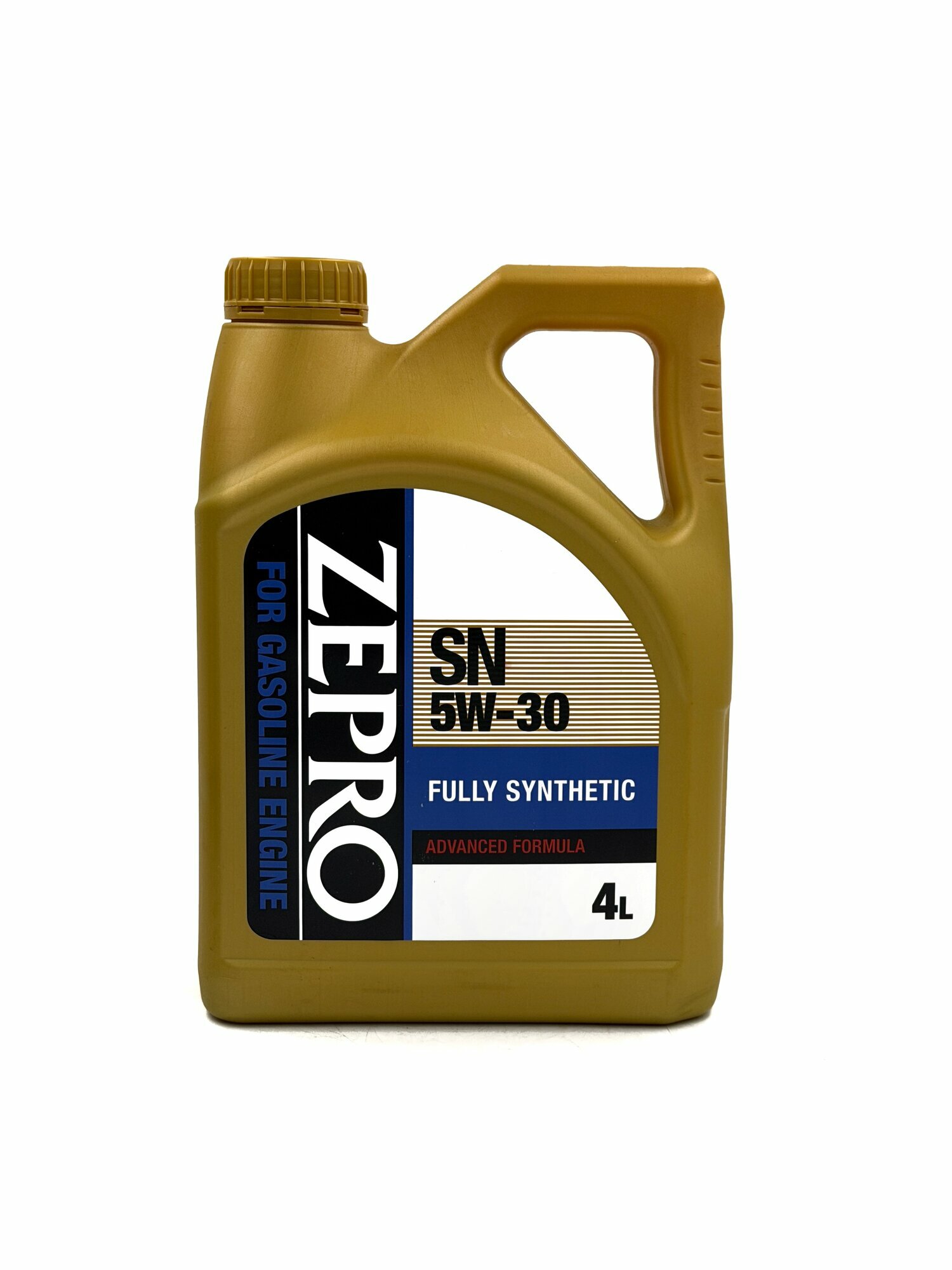 Масло моторное Zepro Fully Synthetic 5W-30 SN, 4 литра, синтетическое