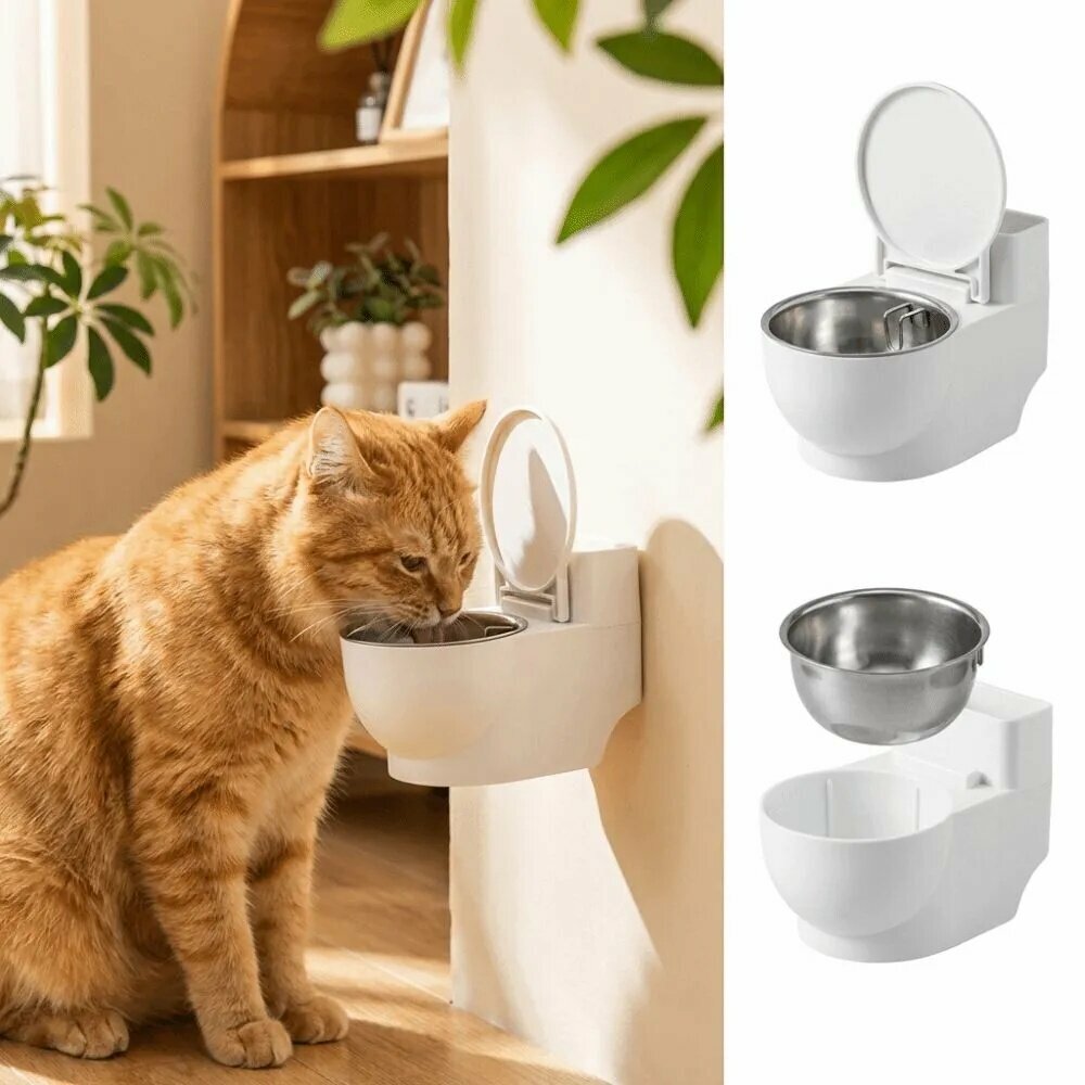 Миска для воды для кошек，Кошачий туалет, питьевая вода для домашних животных. — фото 1