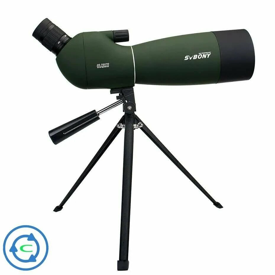 Зрительная труба SVBONY SV28 25-75x70 Army Green