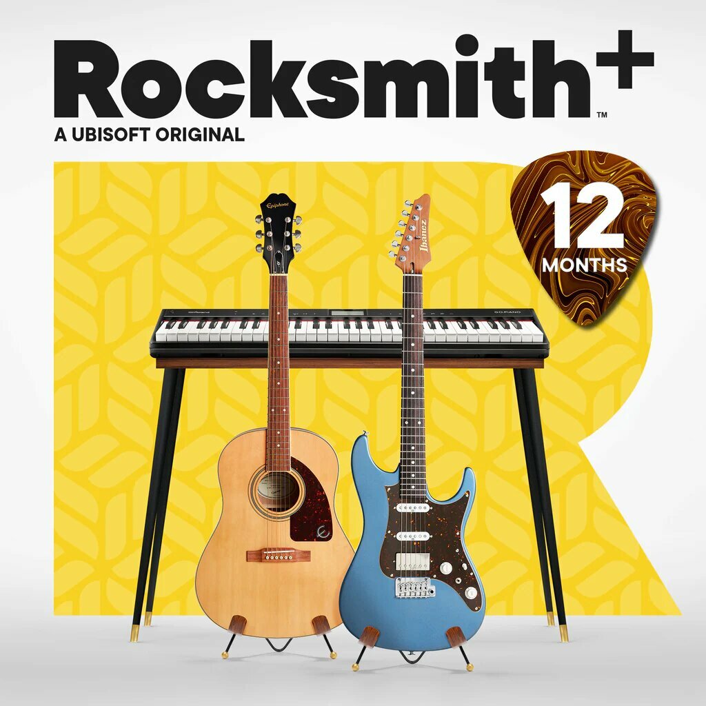 Дополнение Rocksmith+ 12-Month Subscription, цифровое издание PlayStation 5, регион Турция / код пополнения баланса