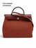 Сумка сэтчел Hermes Herbag 31 Zip, красный, коричневый