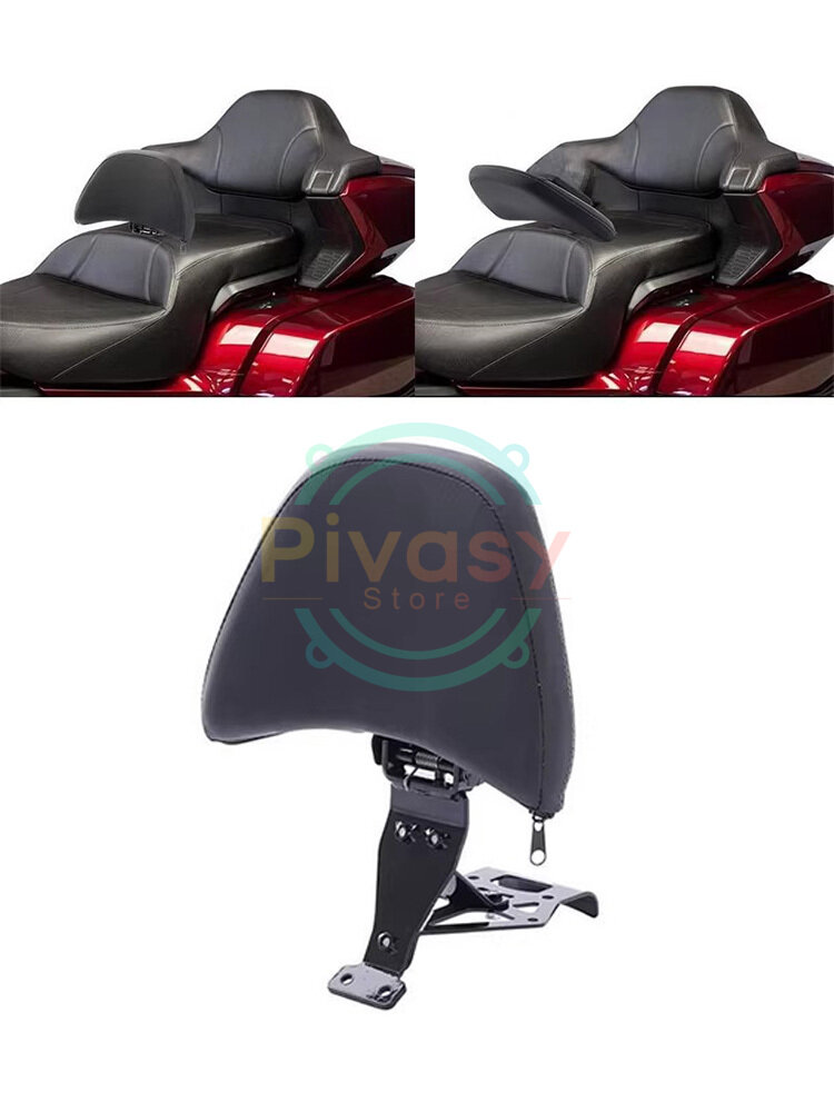 Поясная спинка, подходит для Honda Golden Wing GL1800 2018-2023, удобная, алюминиевая, черная