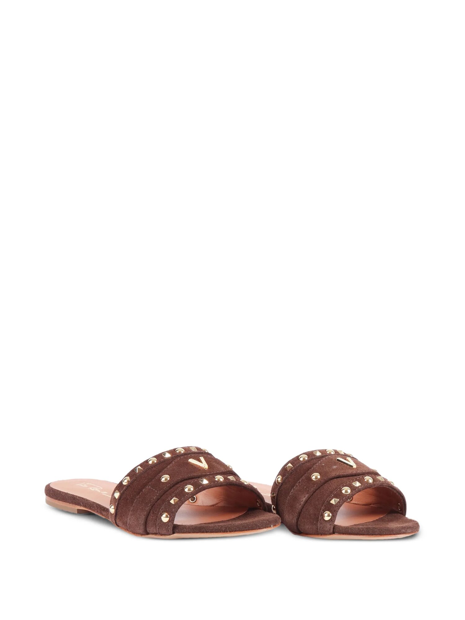 Босоножки Via Roma 15 Stud-embellished sandals, размер 38 — фото 1