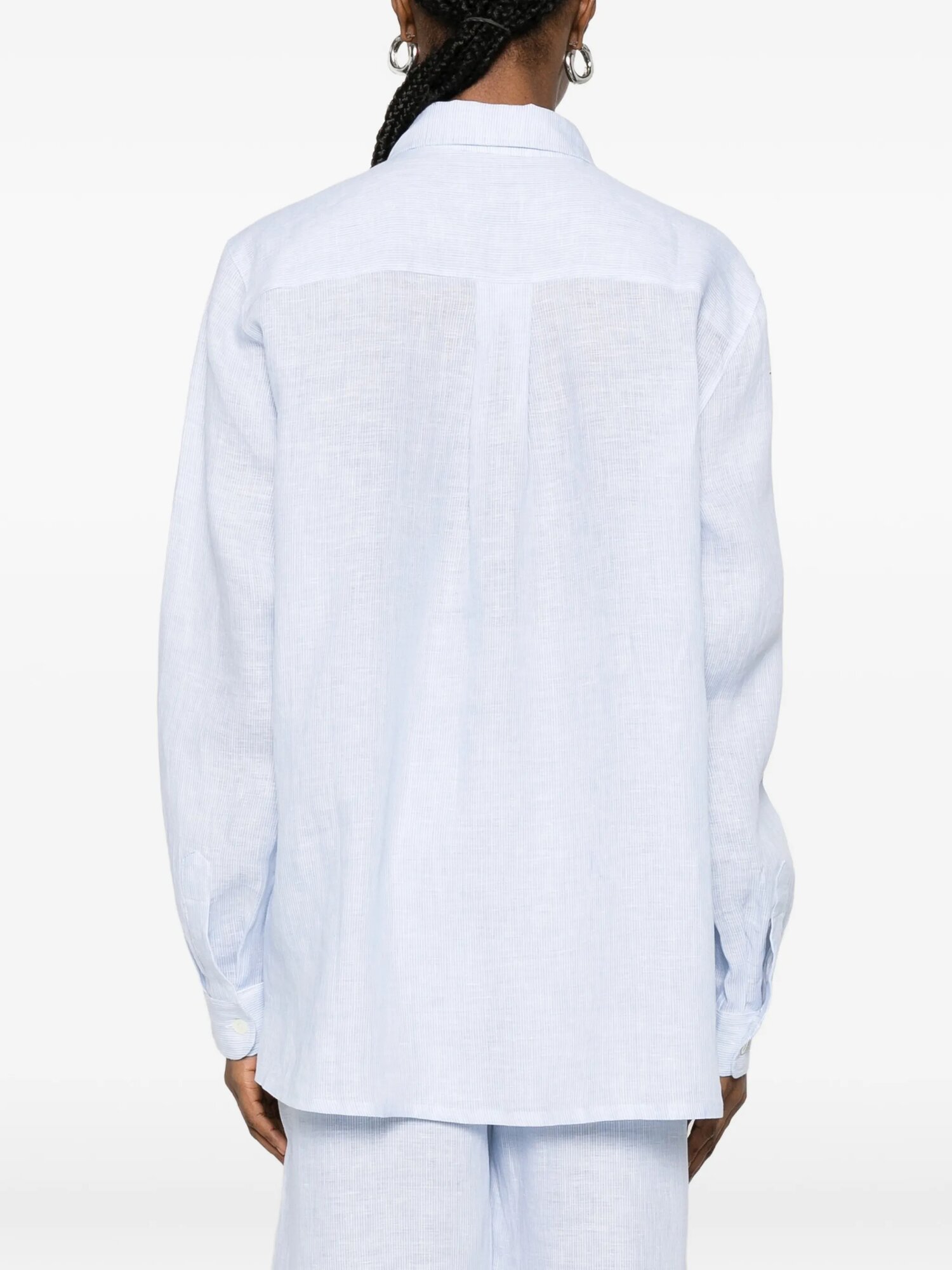 Рубашка Rivieras Long-sleeve button-down shirt, размер 46, синий — фото 1