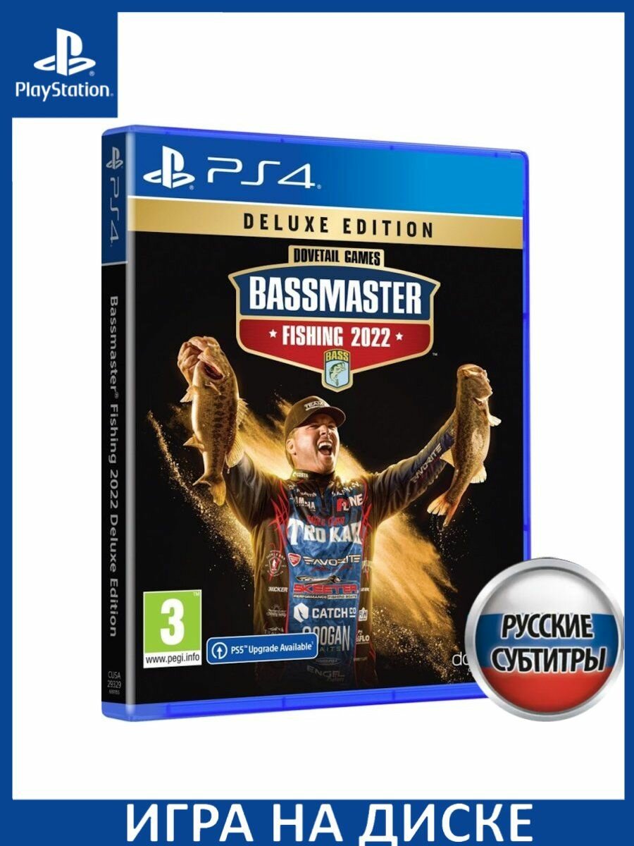 Игра Bassmaster Fishing 2022 Deluxe Edition PS4, PS5 Русская Версия Диск на PlayStation 4 и PlayStation 5