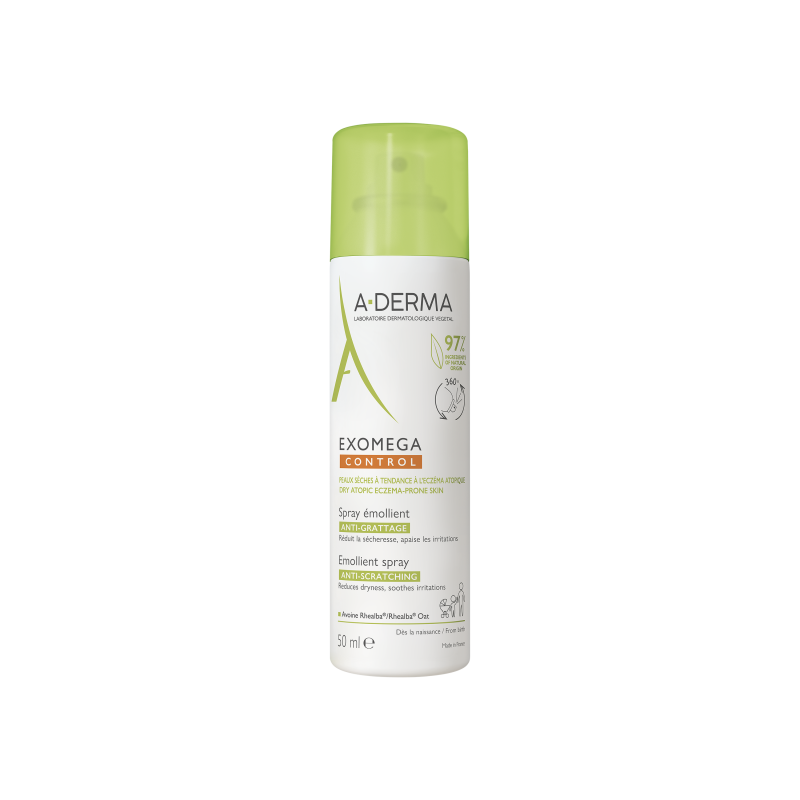 A-DERMA EXOMEGA CONTROL/ А-Дерма Экзомега Смягчающий спрей-эмолент, 50 мл