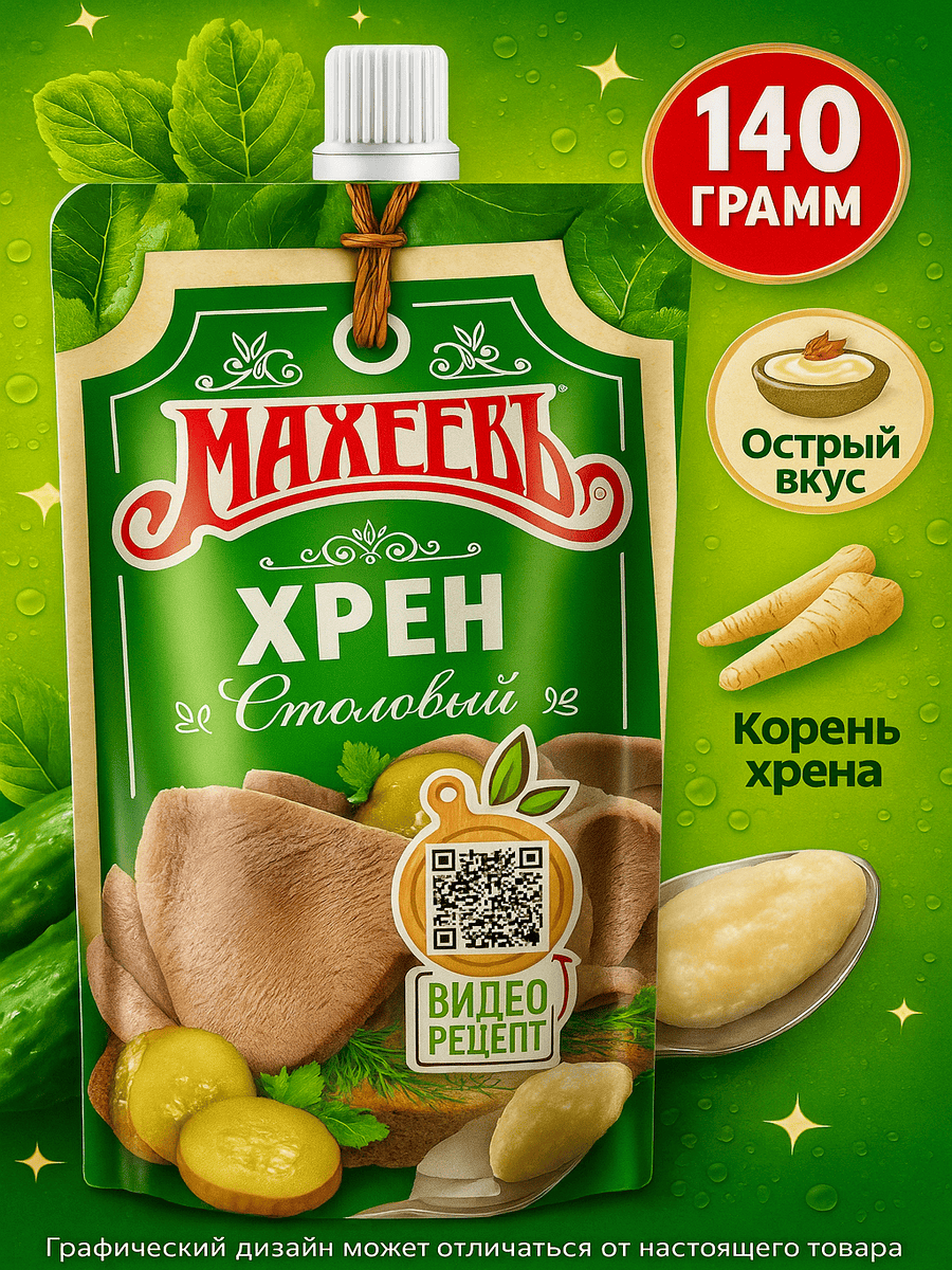 Хрен махеевъ Столовый, 140г